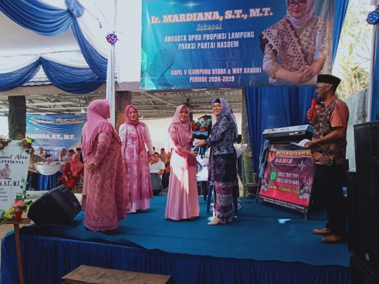 Usai Dilantik Anggota DPR Provinsi Lampung Dapil V, Ir. Mardiana Gelar ...
